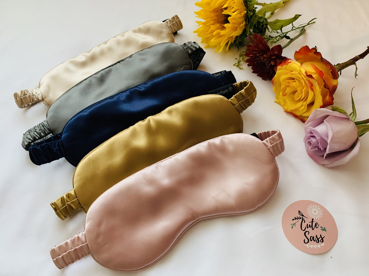 SILK SLEEPING MASK - EMERRALD GREEN – Cute Sass™